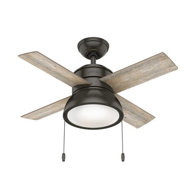 Hunter Fan 36" Loki Ceiling Fan (Includes LED Light Bulb) Noble Bronze ...