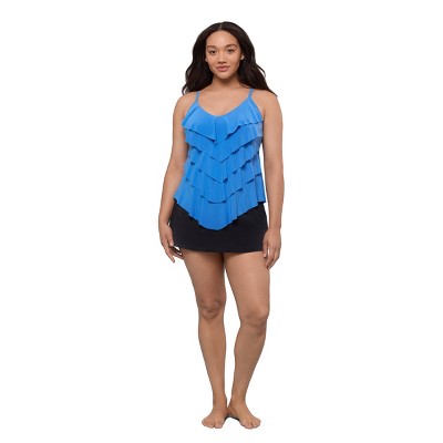 Trimshaper Solid Rachel Tankini Swim Top : Target