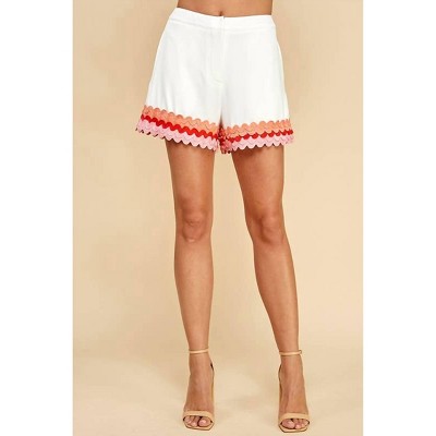 Women's Ric Rac Shorts - Tcec L : Target