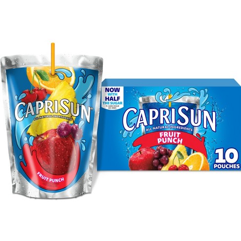 Capri Sun Fruit Punch - 10pk/60 Fl Oz : Target