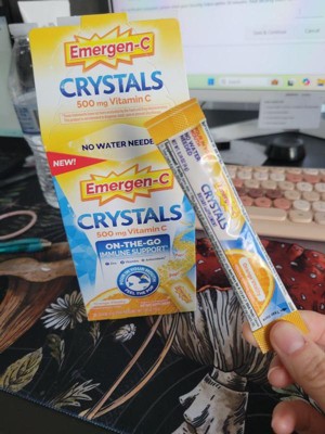 Emergen-c Crystals On-the-go Immunity Vitamins - Orange Vitality - 28ct ...