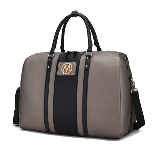 Mkf Collection Melissa Women's Duffle Weekender Bag By Mia K - Pewter ...