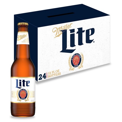 Miller Lite Beer - 24pk/12 Fl Oz Bottles : Target