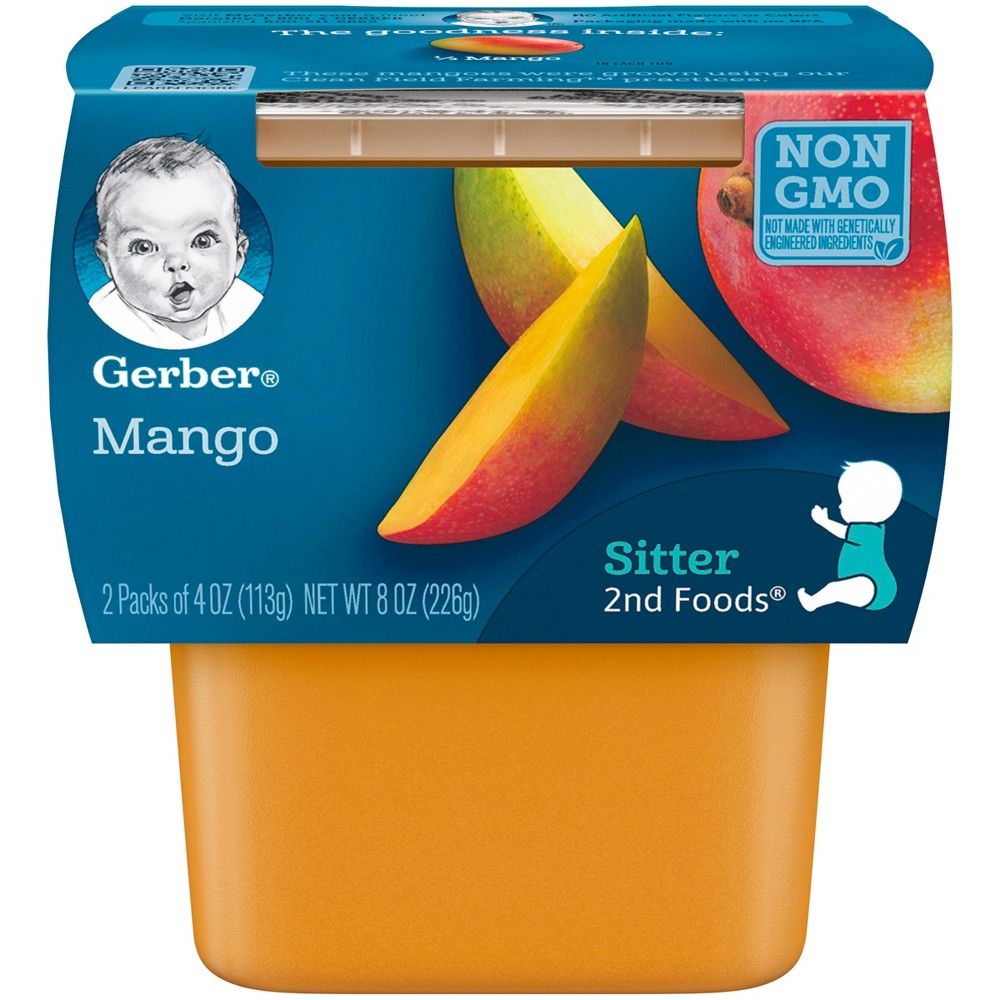 UPC 015000076870 - Gerber 2nd Foods Mango Baby Food - 4oz (2ct ...