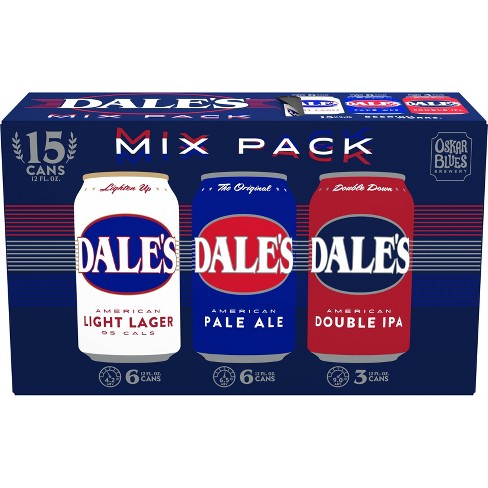 Oskar Blues Dale's Mix Variety - 15pk/12 Fl Oz Cans : Target