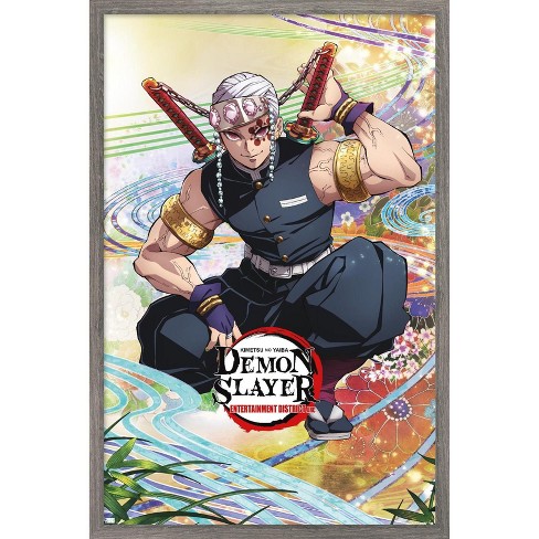 Trends International Demon Slayer - Tengen Uzui One Sheet Framed Wall ...