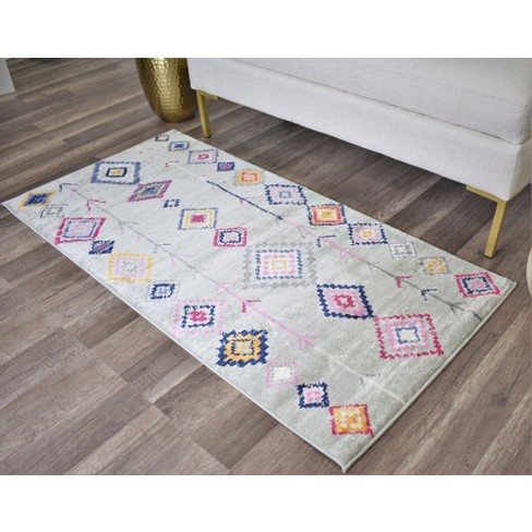 Cosmoliving By Cosmopolitan Soleil Br15b Light Gray Area Rug, 8'9"x12 ...