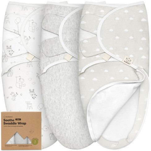 3pk Soothe Zippy Baby Swaddles 0-3 Months, Newborn Sleep Sacks, Zipper ...