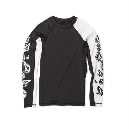 Volcom Boys Stone Jester Long Sleeve Upf 50+ Rashguard Swim Shirt : Target