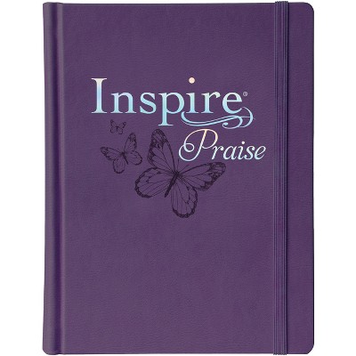 Inspire Praise Bible Nlt (hardcover Leatherlike, Purple, Filament ...