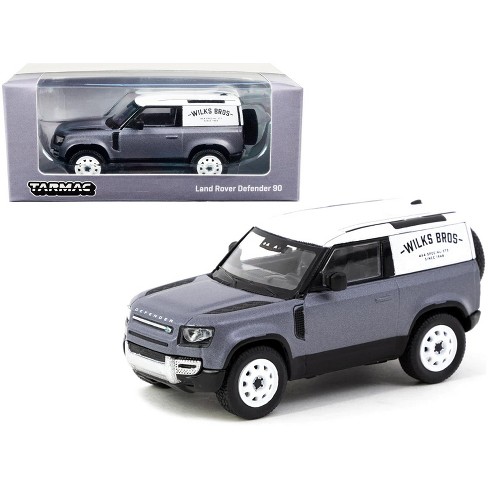 Land Rover Defender 90 Matt Blue Gray Metallic W/white Top "wilks Bros ...