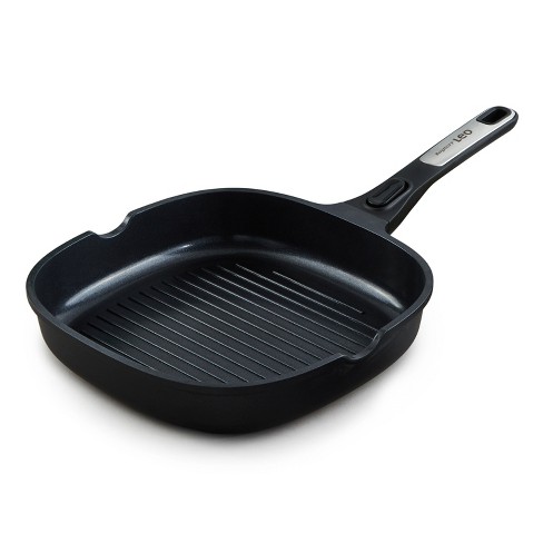 Berghoff Phantom Non-stick Recycled Cast Aluminum Grill Pan 10.25" : Target