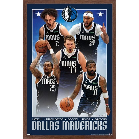 Trends International Nba Dallas Mavericks - Team 24 Framed Wall Poster ...