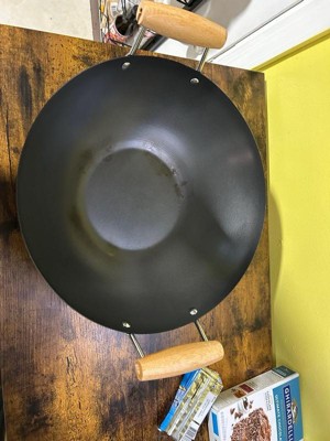 Infuse 14" Open Wok With Bamboo Stick Handle : Target