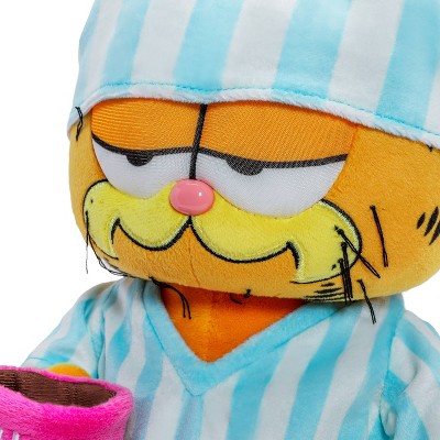 KidRobot Garfield Grouchy Garfield in Pajamas and Slippers 13" Medium ...