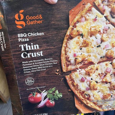 Thin Crust Bbq Chicken Frozen Pizza - 15.3oz - Good & Gather™ : Target