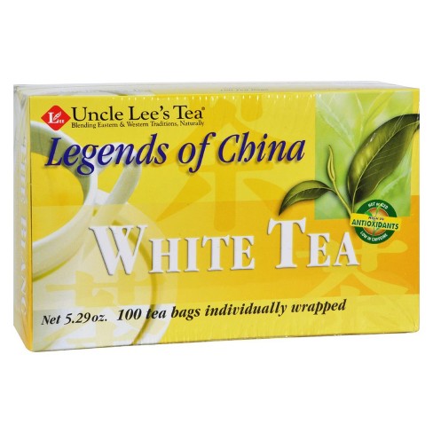 Uncle Lee's Tea Legends Of China White Tea - 1 Box/100 Bags : Target