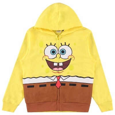 Boys Spongebob Squarepants Costume Hoodie - Spongebob Squarepants ...