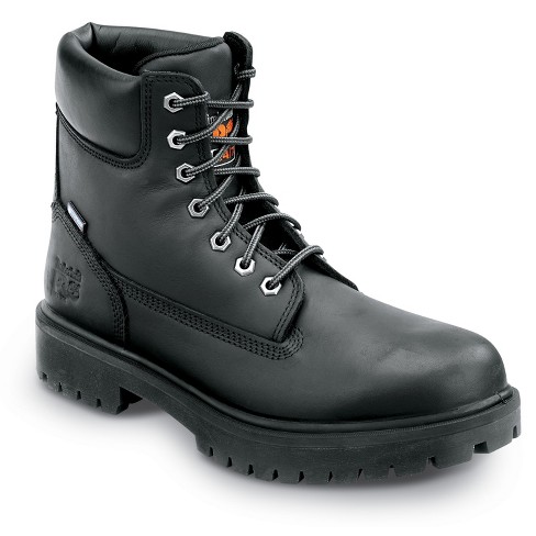 Timberland Pro Men's Soft Toe Maxtrax Slip Resistant Black Work Boots ...