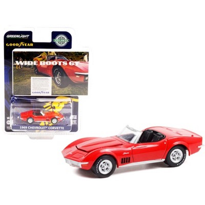 1967 Chevrolet Corvette Convertible Red 1/24 Diecast Model Car By ...