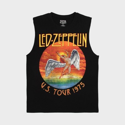 Men's Led Zeppelin Muscle Tank Top - Black Xxl : Target