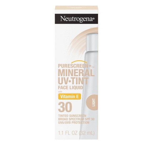 Neutrogena Mineral Uv Tint Face Liquid Light Sunscreen - Spf 30 - 1.1oz ...