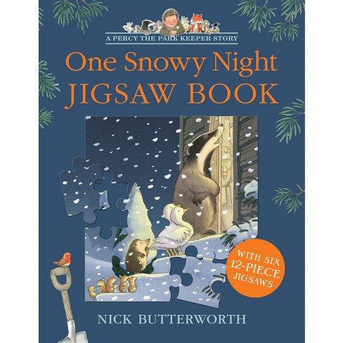 One Snowy Night Jigsaw Book - (percy The Park Keeper) By Nick ...