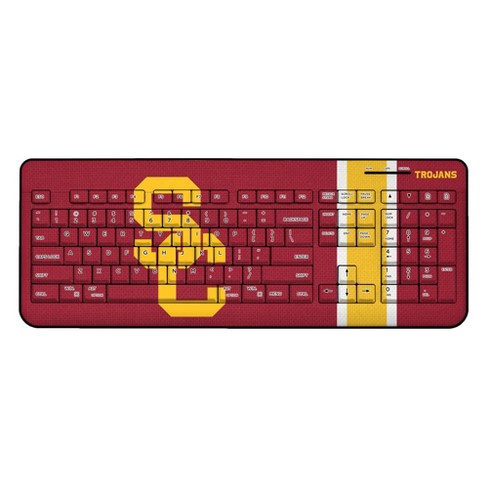 Keyscaper Southern California Trojans Stripe Wireless Usb Keyboard : Target