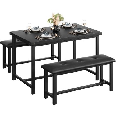 Whizmax Dining Table Set For 4, Rectangular Dining Room Table Set With ...