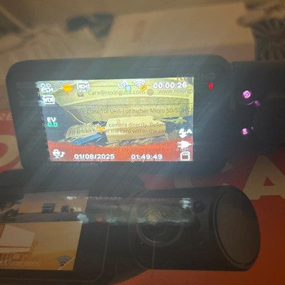 Rexing V3c Dual Channel Front And Cabin 1080p Dash Cam With App Control ...