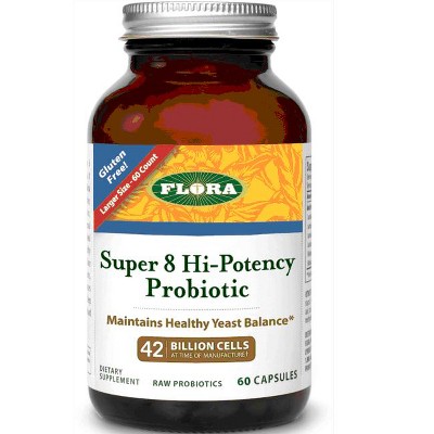 Flora Super 8 Hi-potency Probiotic 42 Billion Cfu 60 Capsules : Target
