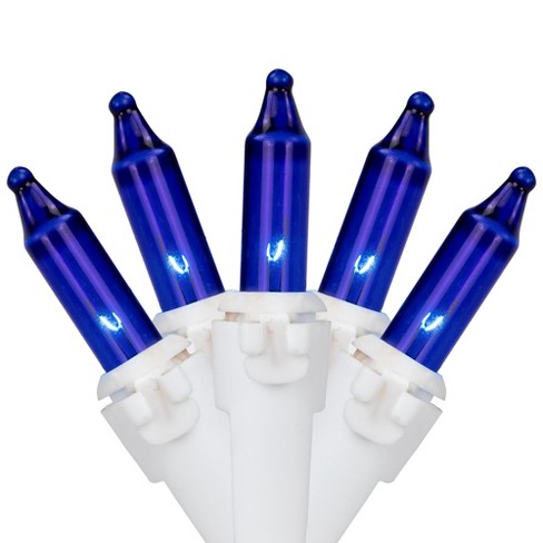 Northlight 35ct String Lights -blue - 7' Green Wire : Target