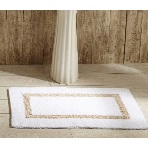 Better Trends Hotel Reversible Bath Rug, 100% Cotton, 21" X 34 ...