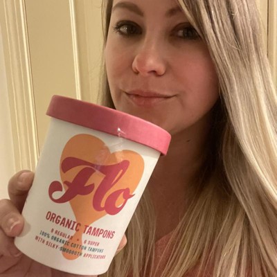 Flo Here We Flo Organic Cotton Eco-applicator Biodegradable Tampons ...