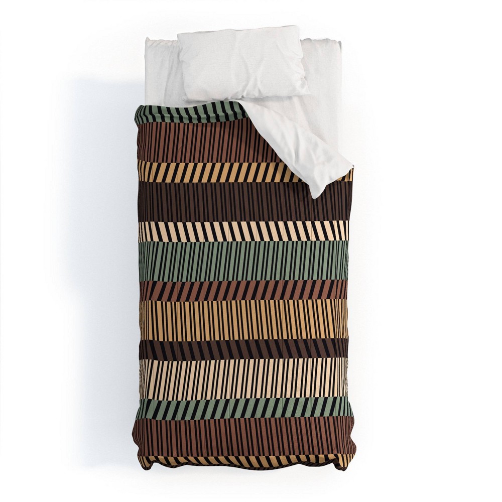 Deny Designs 2pc Twin/Twin XL Gneural Zig Zag Tiki Lounge Comforter ...