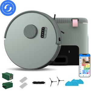 bObsweep Bio Auto-Empty Robot Vacuum & Mop with Reusable Charcoal-Lined ...