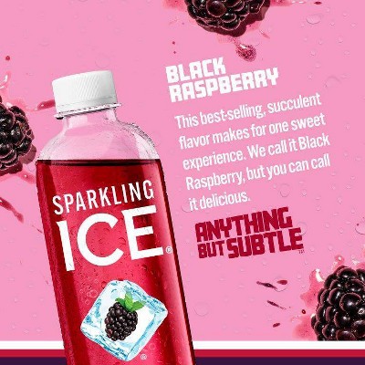 Sparkling Ice Black Raspberry - 17 Fl Oz Bottle : Target