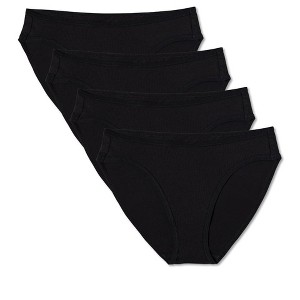 Pact Women's Organic Cotton Everyday Classic Fit Bikini Underwear 4 ...