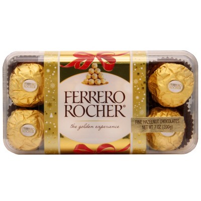 Ferrero Rocher Fine Hazelnut Chocolate Candy - 7oz/16ct : Target