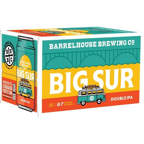 Barrelhouse Big Sur Dipa Beer - 6pk/12 Fl Oz Cans : Target