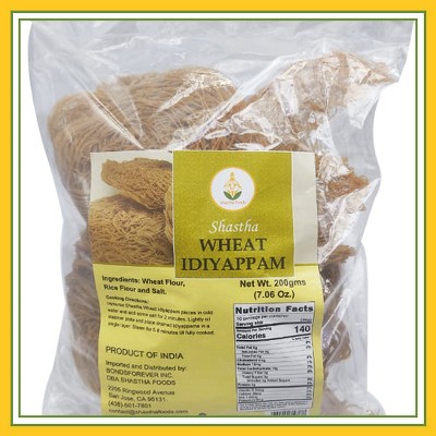 Shastha Wheat Idiyappam 200g , Pack Of 2 : Target