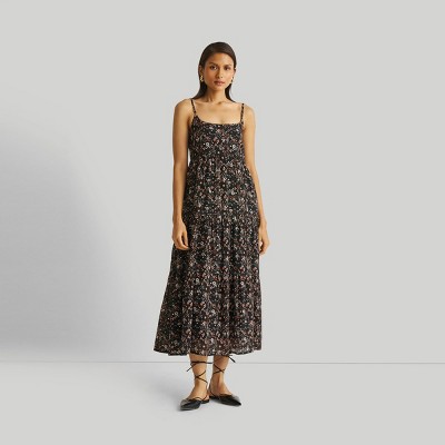 Reistor Women's Strappy Tiered Maxi Dress : Target