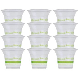 Responsible Products 5 oz Cold Cup Compostable Corn Plastic - 12 : Target