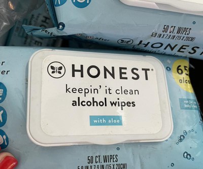 The Honest Company Sanitizing Alcohol Wipes Kills 99% Of Germs Made ...