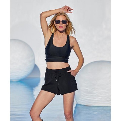 Coppersuit - Women's Banded Halter Longline Bra Swimsuit Top : Target
