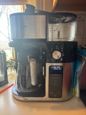 Braun Multiserve Plus 10-cup Pod Free Drip Coffee Maker, 7 Brew Sizes ...