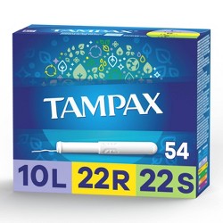 Tampax Radiant Light And Regular Duo-pack Tampons - 26ct : Target
