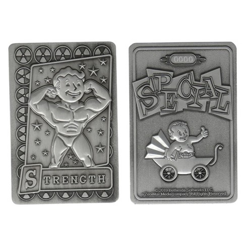 Fanattik Fallout Limited Edition Replica Perk Card | Strength : Target