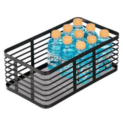 Mdesign Metal Wire Organizer Basket For Kitchen/pantry, 6 Pack, Matte ...