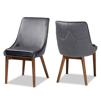 Set Of 2 Curve Dining Chair Vinyl Black - Modway : Target